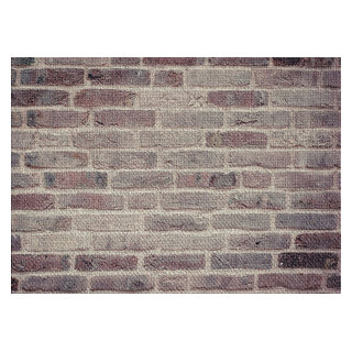 Bricks 4 Area Rug, 5'0"x7'0" - Contemporary - Novelty Rugs - by Ahgly ...