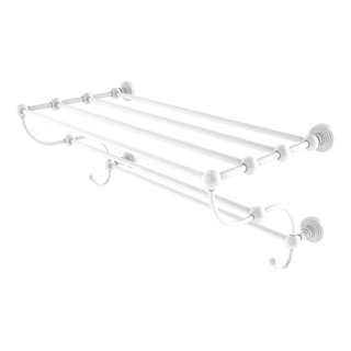 Waverly Place Collection 24" Train Rack Towel Shelf, 36" - Traditional ...
