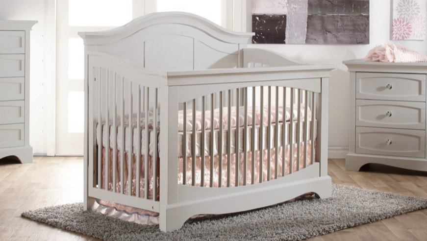 Pali Design Enna Forever Crib, Vintage White - Transitional - Cribs ...