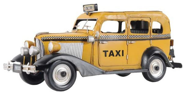 1933 Yellow F Taxi Model - Contemporary - Decorative Objects And ...