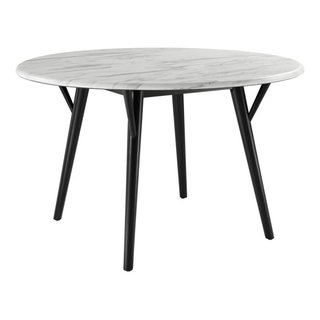 Gallant 50 Round Performance Artificial Marble Dining Table ...