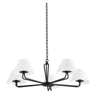 Troy Lighting Ozias Five Light Chandelier - Transitional - Chandeliers ...