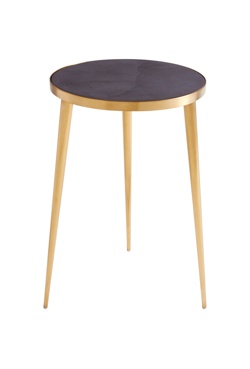 Bremen End or Side Table, Gold - Midcentury - Side Tables And End ...
