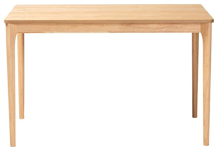 Baxton Studio Sherwin Mid-Century Modern Natural Oak Finished Wood ...