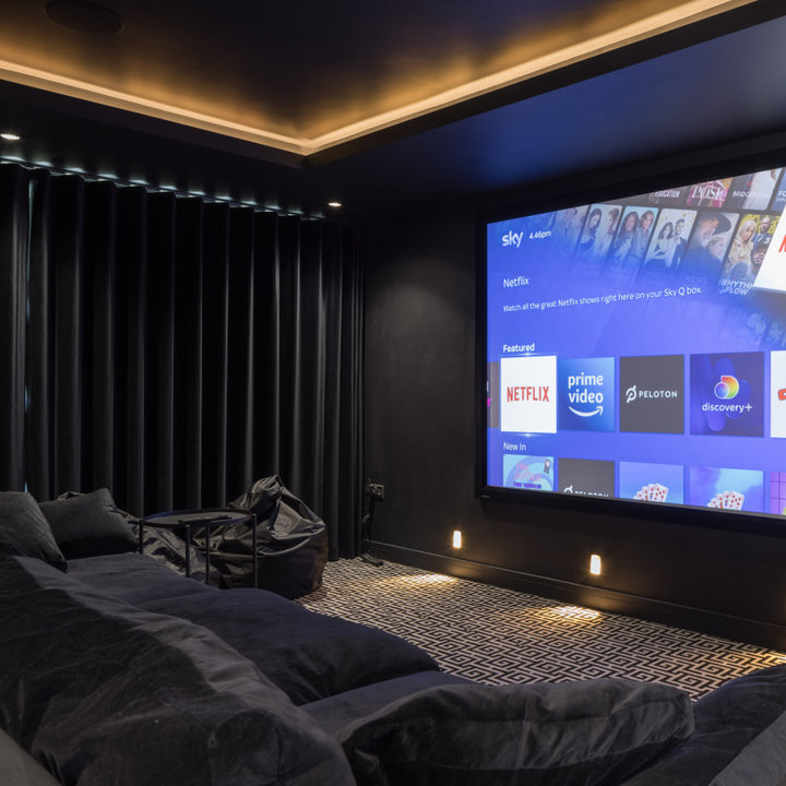 75 Beautiful Home Cinema Ideas and Designs - August 2024 | Houzz UK