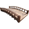 SamsGazebos Japanese Wood Garden Bridge With Arched Railings, 6 ...