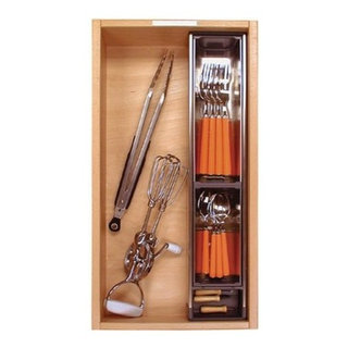 Blum ORGA-LINE Cutlery Tray 4-1/4" Wide - Transitional - Kitchen Drawer ...
