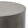 Cameron Ombre Antique Pewter End Table - Transitional - Side Tables And ...