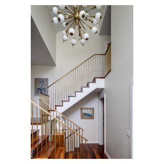 Staircase - Mid-Century Modern Makeover - Midcentury - Staircase - New ...