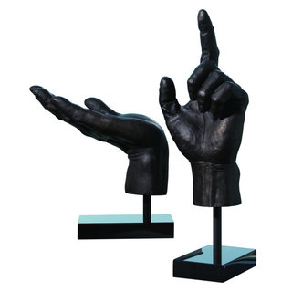 Open Hand Sculpture - Contemporary - Decorative Objects And Figurines ...