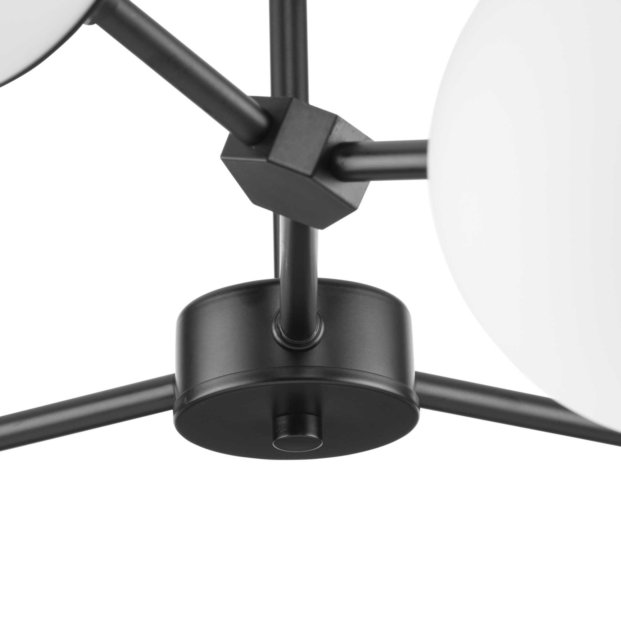 Progress Lighting P400308 Haas 6 Light 34"W Chandelier - Midcentury ...