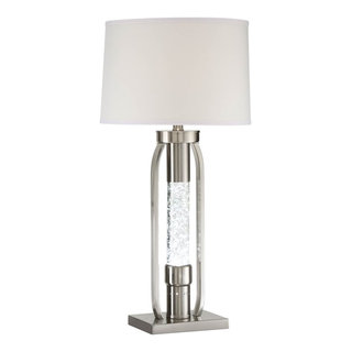 ACME Sinkler Table Lamp, Sand and Nickel - Transitional - Table Lamps ...