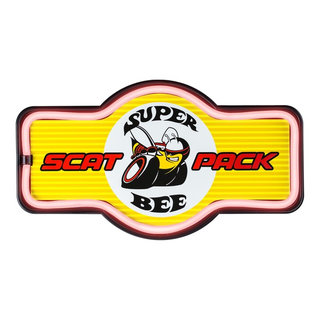 Super Bee Scat Pack Marquee LED Light Up Sign - Contemporary - Novelty ...