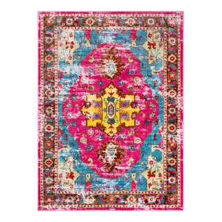Machine Woven Silk Road Area Rug SKR-2311, 2'x3' - Traditional - Area ...