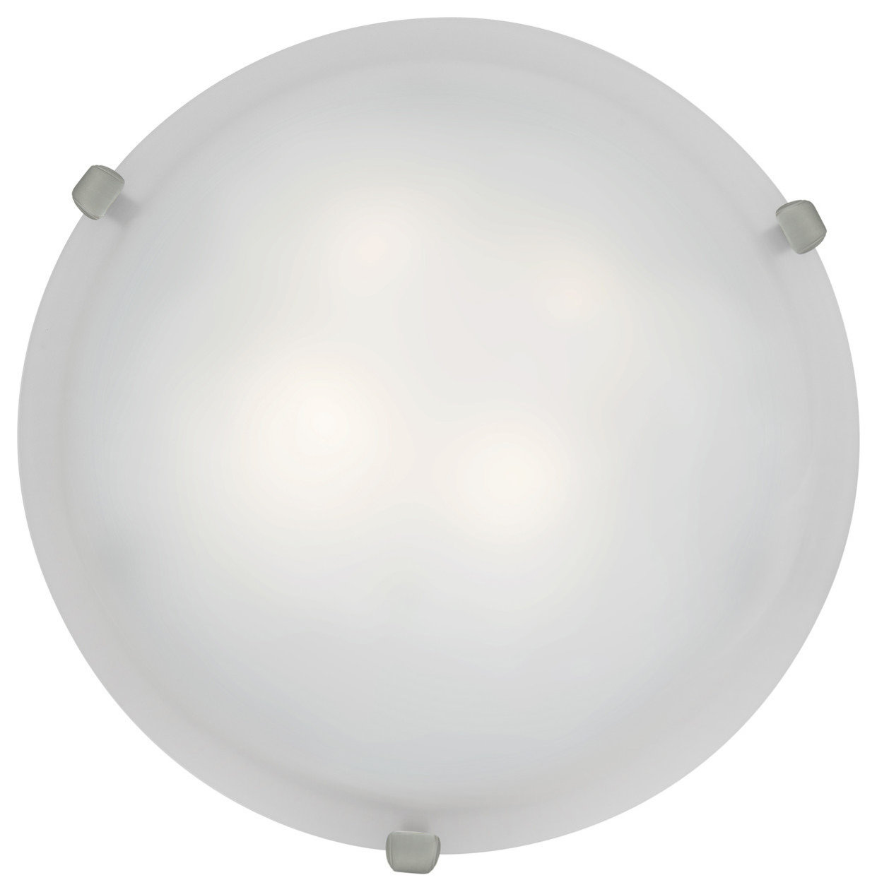 ACCESS LIGHTING 23020LEDD-BS/WH (m) Dimmable LED Flush Mount Brushed ...