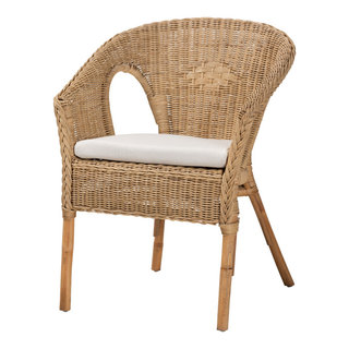 Esta Natural Brown Rattan Collection - Tropical - Dining Chairs - by ...