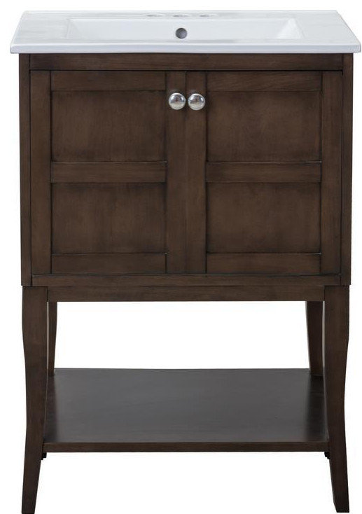 Contemporary Mason Vanity Cabinet, 2 Door - Transitional - Bathroom ...