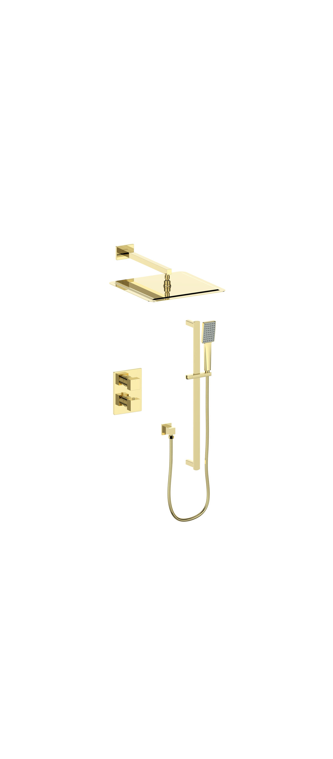 ZLINE Shower System, Polished Gold, CBY-SHS-T2-PG - Contemporary ...