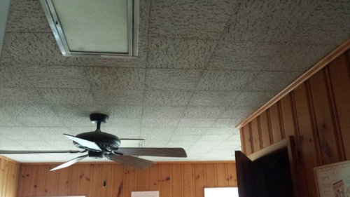 How To Drywall Over Ceiling Tiles | Shelly Lighting