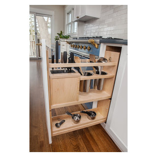 Space, Storage, and Style Upgrades - Transitional - Kitchen - Detroit ...