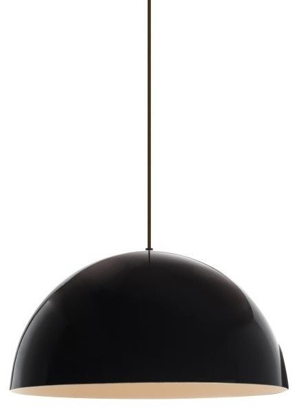 Tech TD Powell Street Pendant, Black White/Nickel LED830 - Modern ...