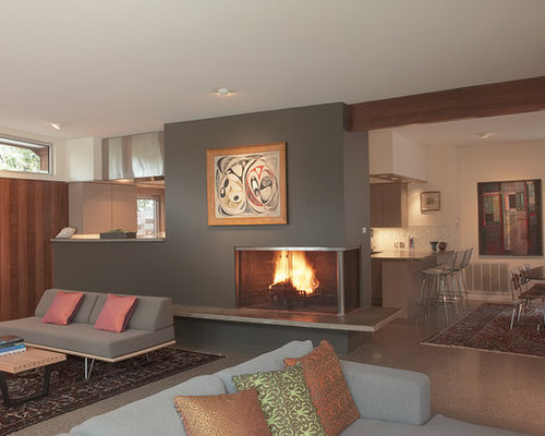 Asymmetrical Fireplace Makeover Ideas