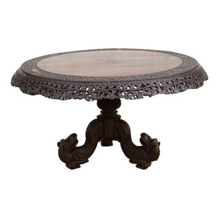 Exceptional Anglo Indian Round Table - Traditional - Dining Tables - by ...