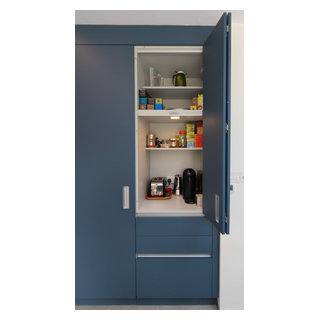 Alby Blue & Light Grey Kitchen - Modern - Garage - London - by Urban ...