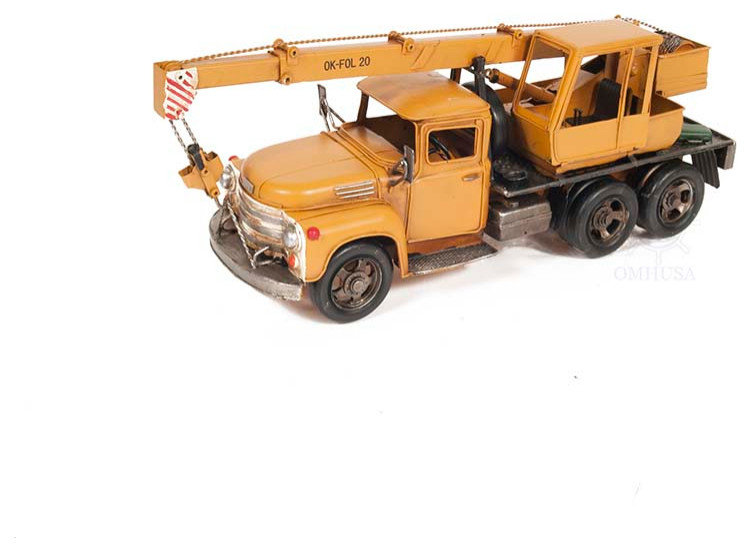 Old Modern Handicrafts AR003 Metal Handmade Crane Truck Model ...