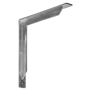 1 1/2"Wx5 1/2"Dx8"H Eris Wrought Iron Bracket, Single Center Brace ...