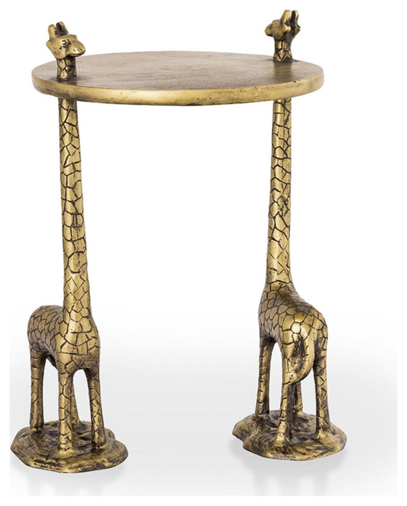 Giraffe Pair End Table - Contemporary - Side Tables And End Tables - by ...