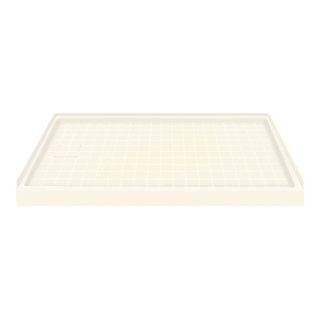 60"x30" Solid Surface Left-Hand Shower Base - Shower Pans And Bases ...