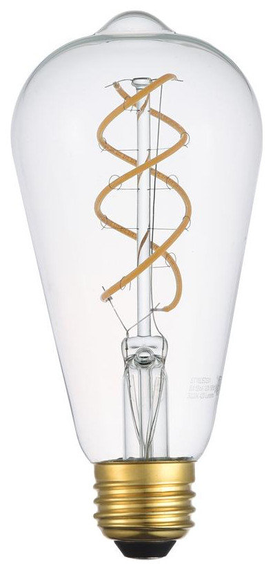 Led Decorative Helix Vertical 3000K Filament 6 Watts 420 Lumens St18 ...