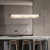 Art Alabaster Linear Ceiling Pendant Light - Contemporary - Pendant ...