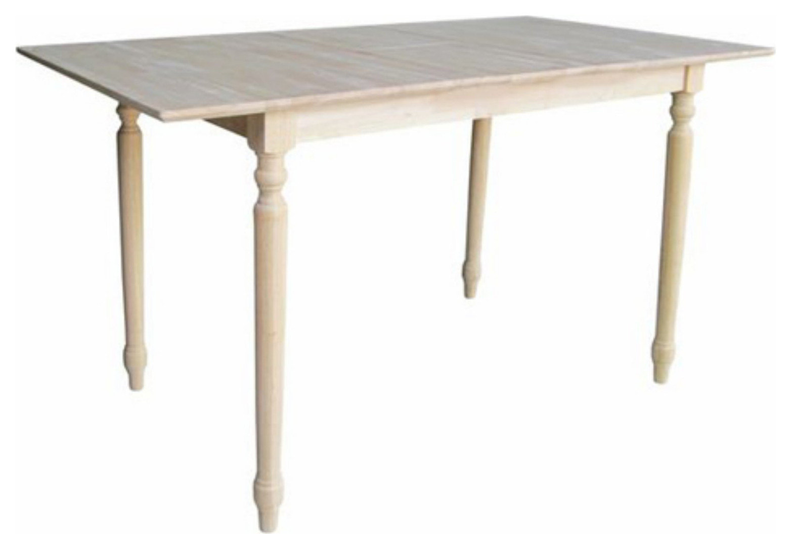 Traditional Dining Table, Rectangular Top With Butterfly Extension ...
