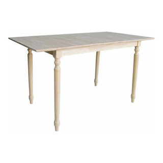 Traditional Dining Table, Rectangular Top With Butterfly Extension ...
