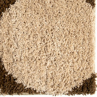 Orian Rugs Shag Circles Circle Design Beige Rug, 6'7"X9'8" Area Rug ...