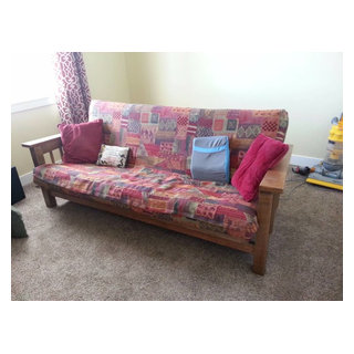 Futon Decorating Ideas with Red - Nueva York - de Urban Futons - Dr ...