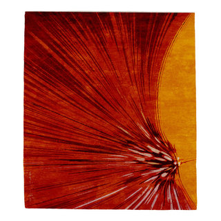 Burst B Wool Signature Rug, 10' Round - Contemporary - Area Rugs - by ...