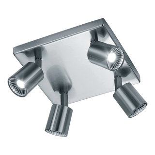 Arnsberg Cayman LED Ceiling Light, Matte Nickel, 829230407 ...