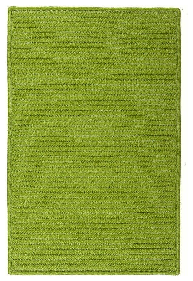 Simply Home Solid - Bright Green 8' square, 8' Square - Transitional ...