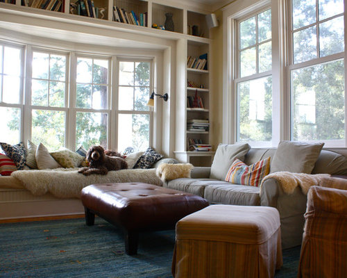 Window Seat Bookcase | Houzz