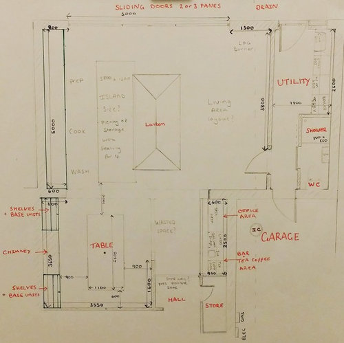 Open plan layout | Houzz UK