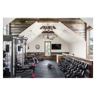 Brentwood, TN Addition/Remodel - Contemporary - Home Gym - Nashville ...