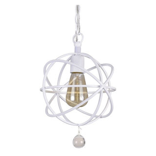 CRYSTORAMA 9220-EB_CEILING Solaris 1 Light Bronze Ceiling Mount ...