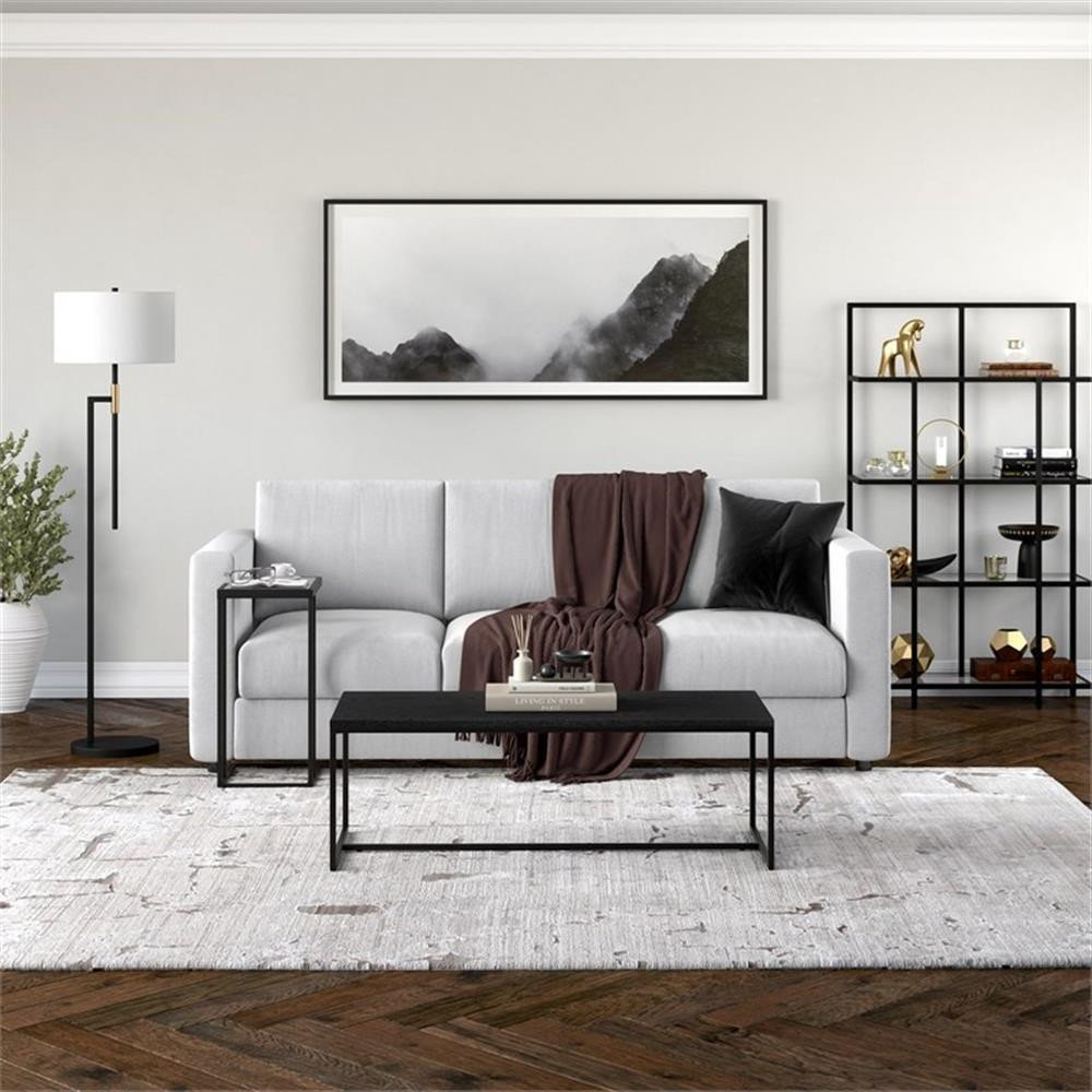Henn&Hart 47" Black Coffee Table - Industrial - Coffee Tables - by ...