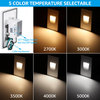 12 Pack 5CCT 120V LED Step Lights, Dimmable 3.5W Indoor/Outdoor Stair ...