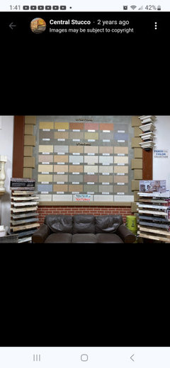 Has anyone seen La Habra stucco in Crystal White?