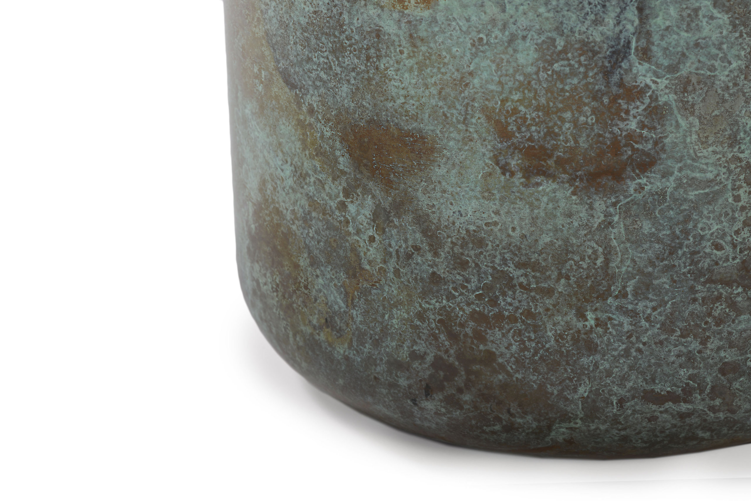 Moon Patina Side Table - Contemporary - Side Tables And End Tables - by ...