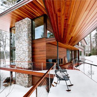 75 Beautiful Deck With A Roof Extension Pictures & Ideas | Houzz